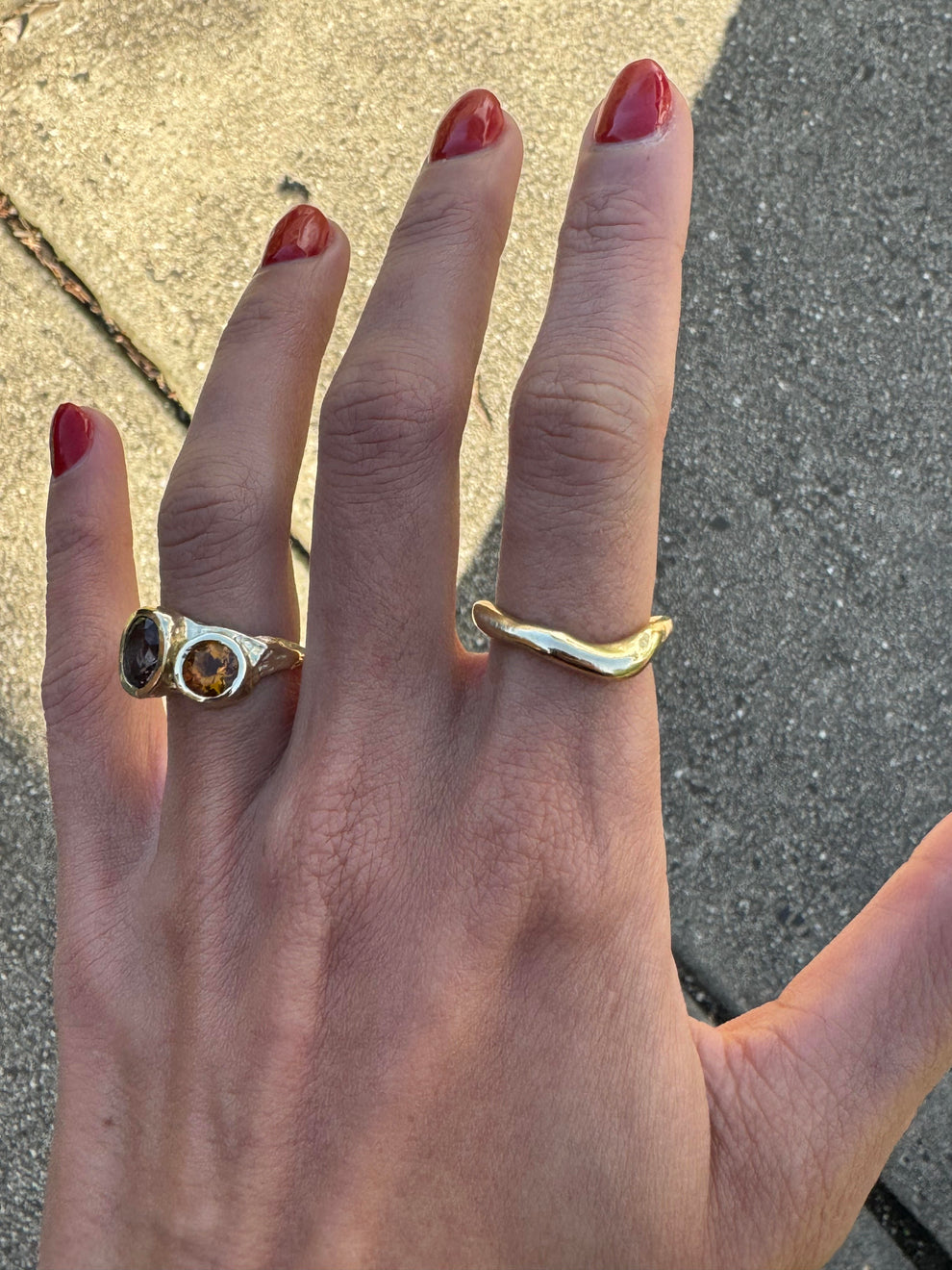 Karma Stacker Ring | Harmony Ring Companion - Daphne Huguette